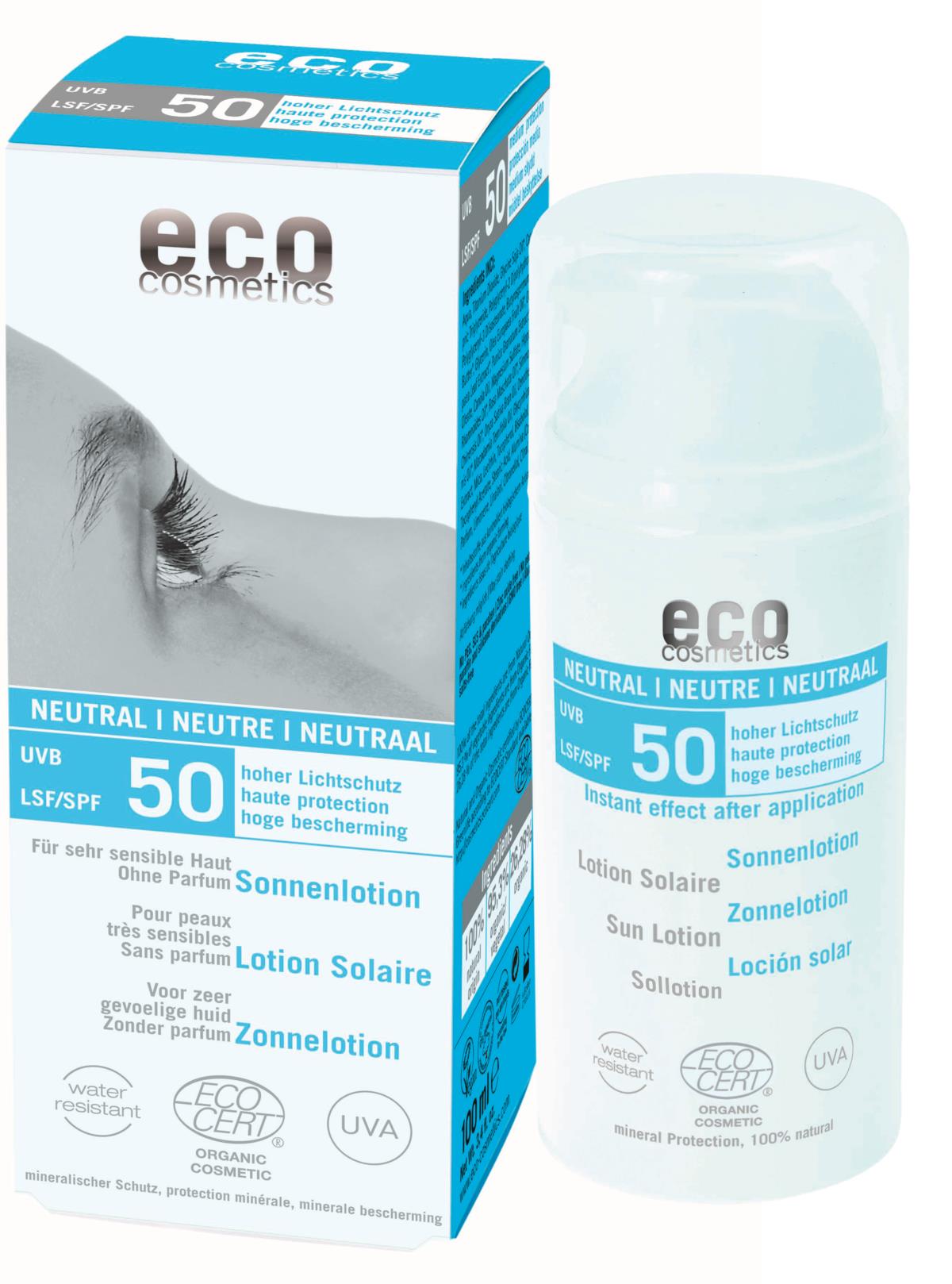 Eco Cosmetics Sollotion Neutral Spf 50 100 ml | lyko.com