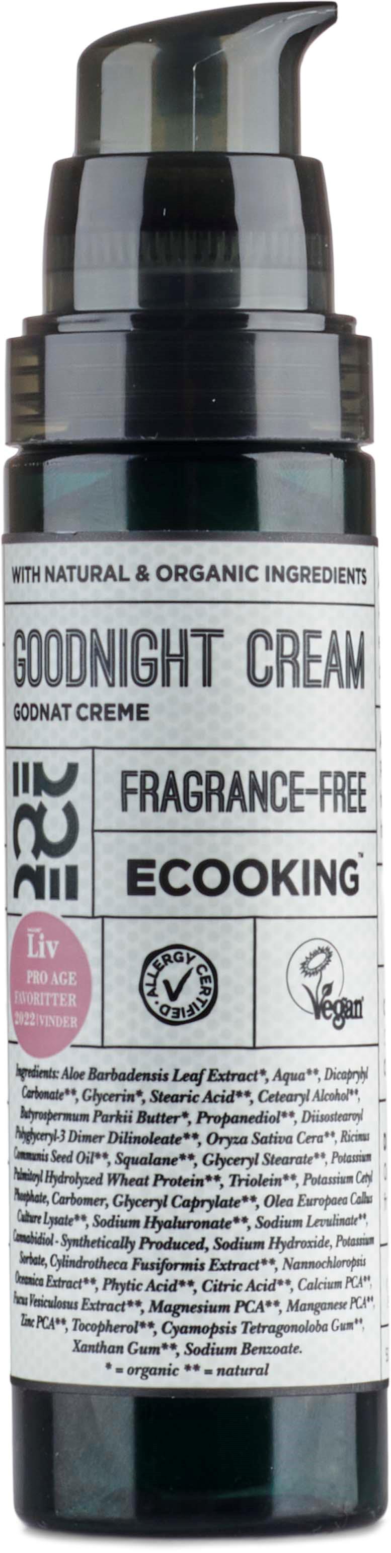 ECOOKING 50+ Good Night Cream Fragrance Free 50 ml | lyko.com