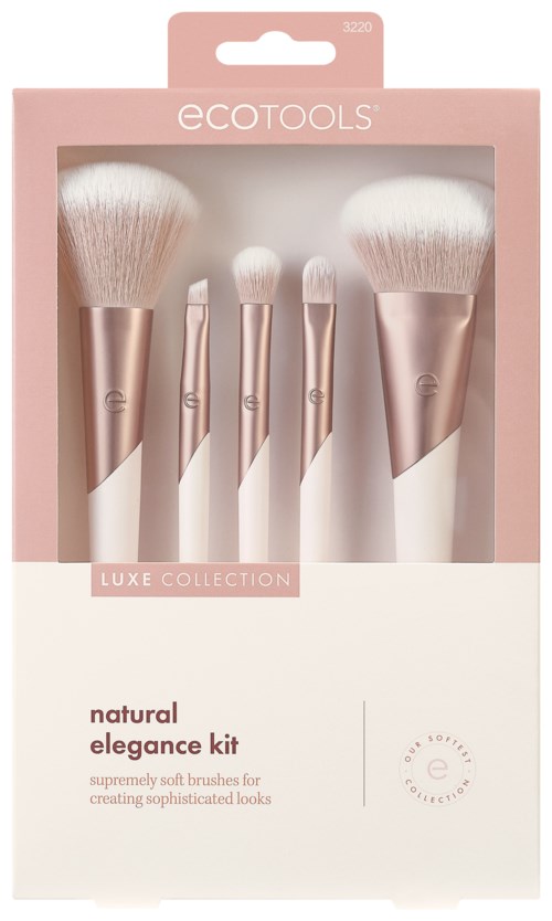 EcoTools Luxe Collection Natural Elegance Face Makeup Brush Kit | lyko.com
