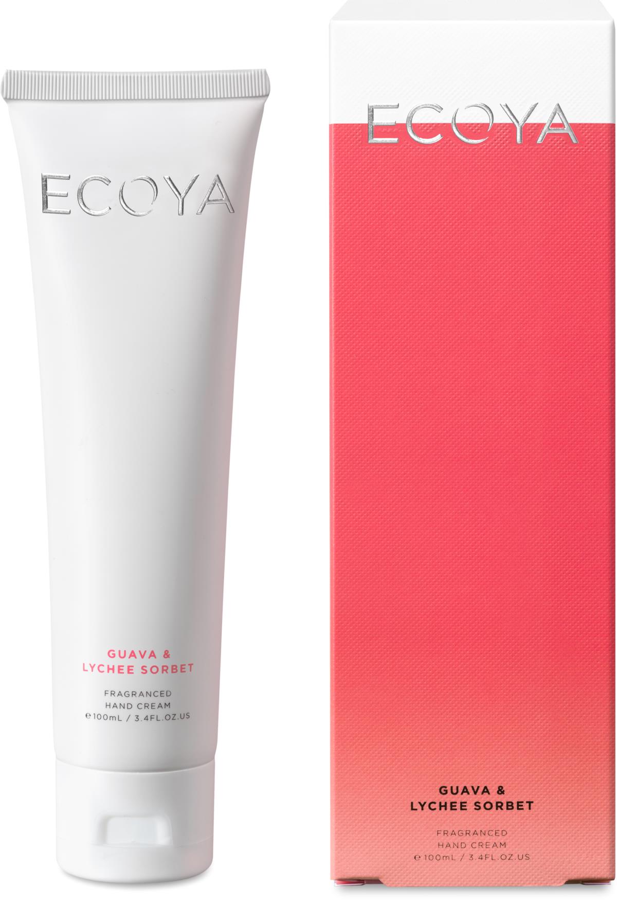 Ecoya Guava & Lynchee Sorbet Fragranced Hand Cream 100 ml | lyko.com