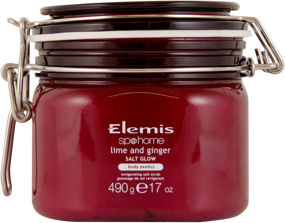 Elemis Spa At Home Body Exotics Exotic Lime and Ginger Salt Glow 490 g ...