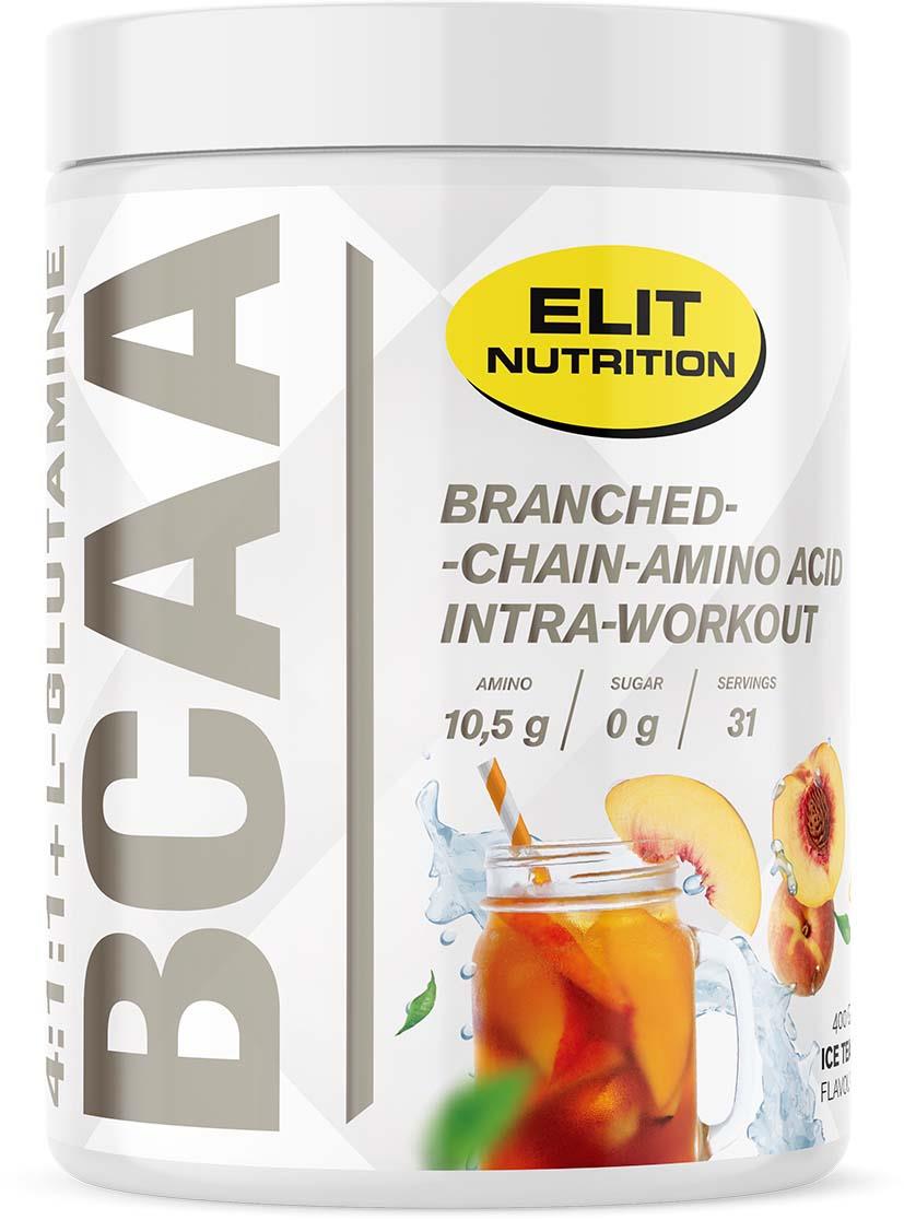 Elit Nutrition ELIT Bcaa 4:1:1 + L-glutamine Ice Tea 400 g | lyko.com