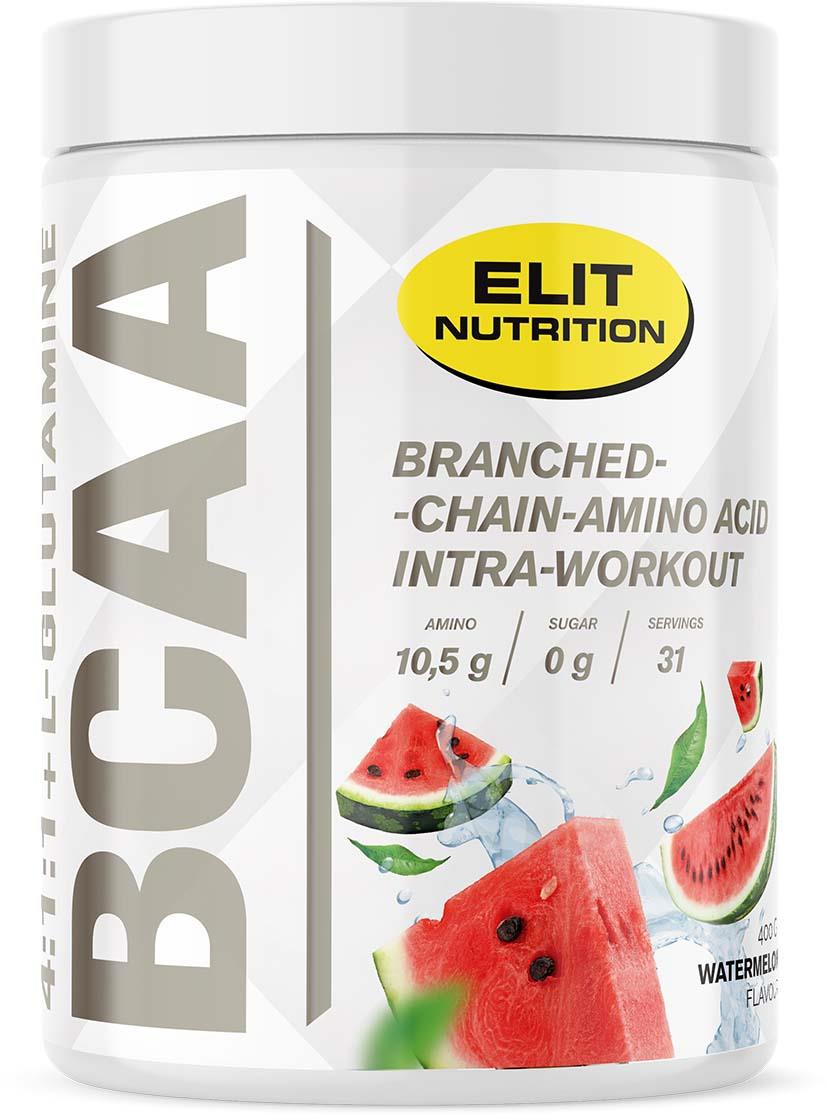 Elit Nutrition ELIT Bcaa 4:1:1 + L-glutamine Watermelon 400 g | lyko.com