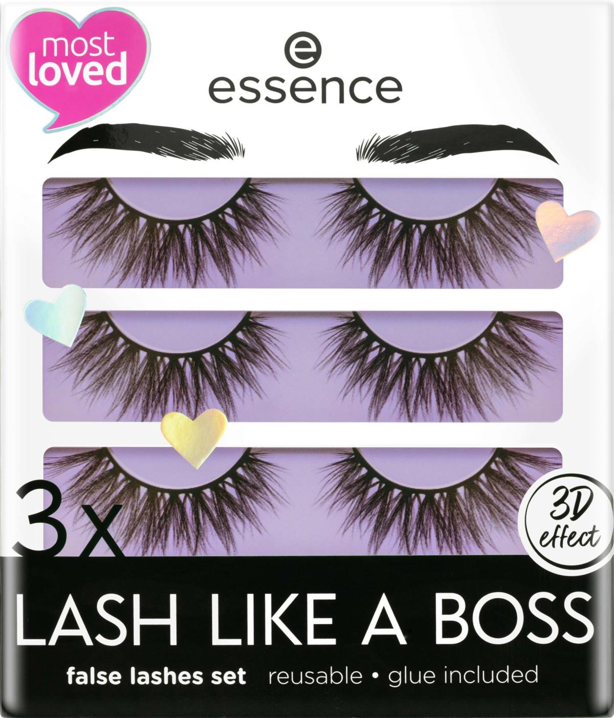 essence HUGS&TEDDIES 3X Lash Like A Boss False Lashes Set | lyko.com