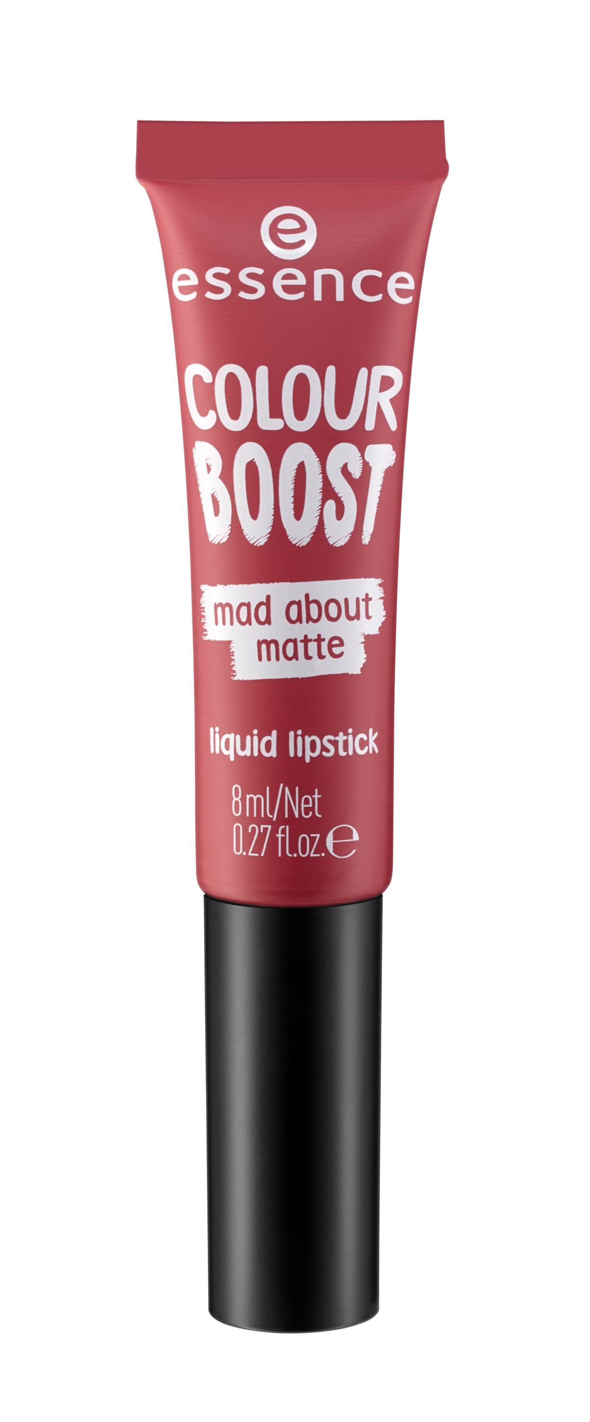 essence colour boost mad about matte liquid lipstick 0 4 | lyko.com