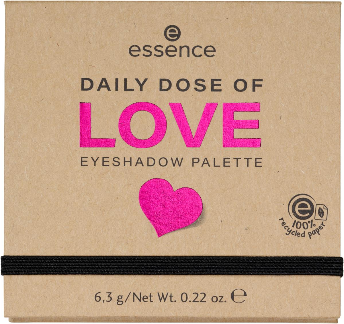 essence daily dose of love eyeshadow palette | lyko.com