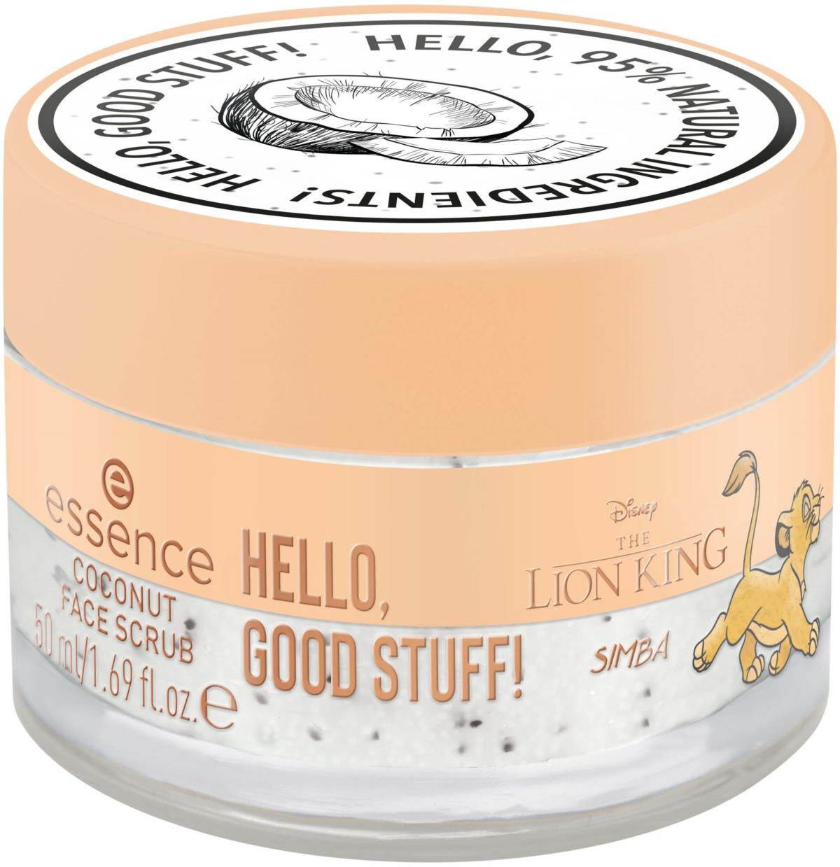 essence Disney The Lion King HELLO, GOOD STUFF! Coconut Face Scrub 50 ...