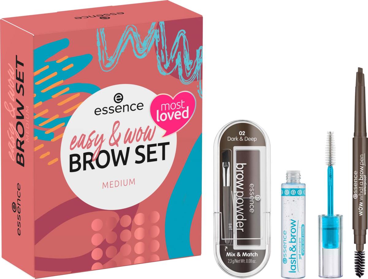 essence Easy & Wow Brow Set Medium | lyko.com