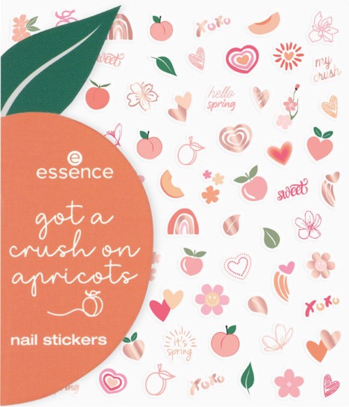 essence Got A Crush On Apricots Nail Stickers | lyko.com