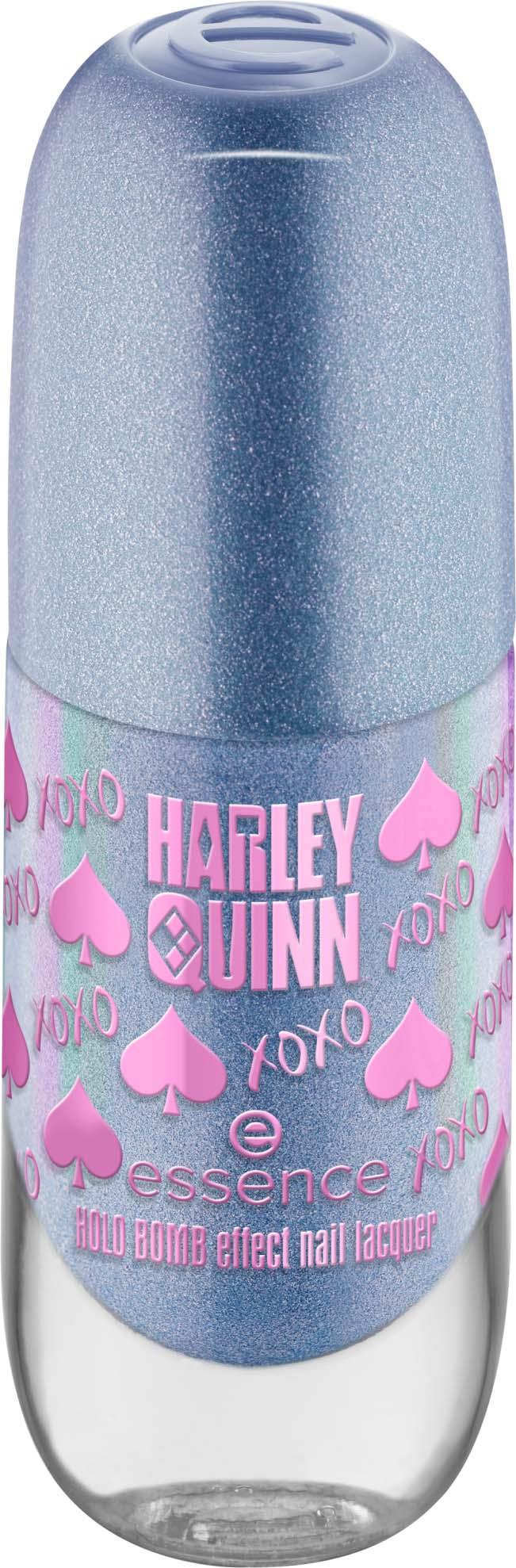 essence Harley Quinn Holo Bomb Effect Nail Lacquer 02 Chaos Queen ...