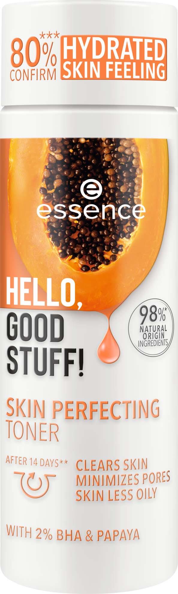 essence HELLO, GOOD STUFF! SKIN PERFECTING TONER 100 ml | lyko.com