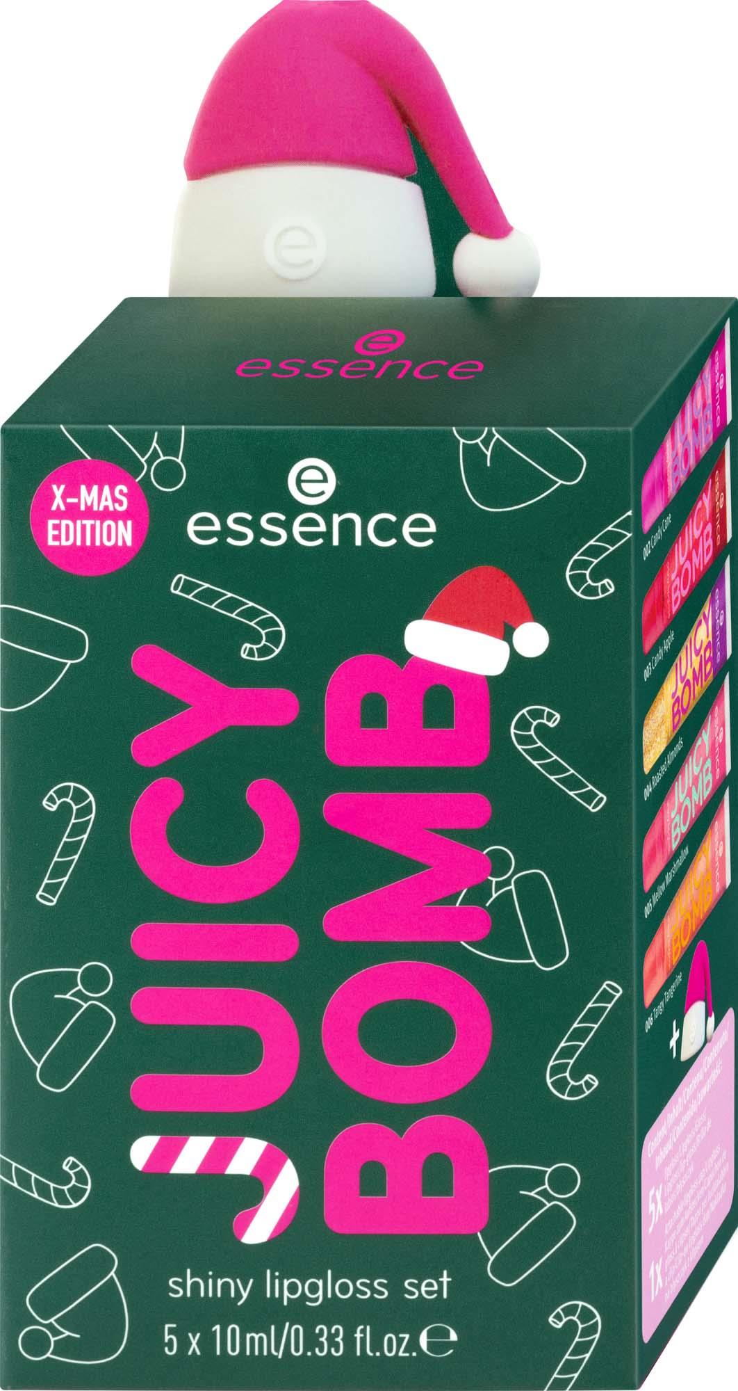 essence Juicy Bomb Xmas Edition Shiny Lipgloss Set | lyko.com