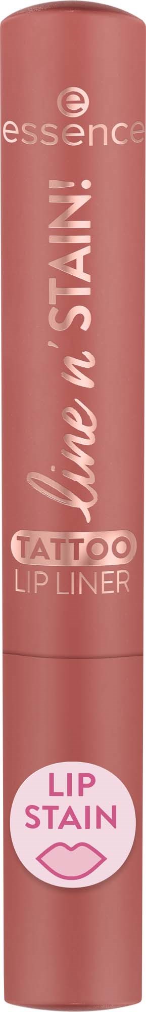essence Line N' Stain! Tattoo Lip Liner 02 Must Have Brown | lyko.com