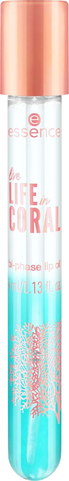 essence Live Life In Coral Bi-Phase Lip Oil | lyko.com