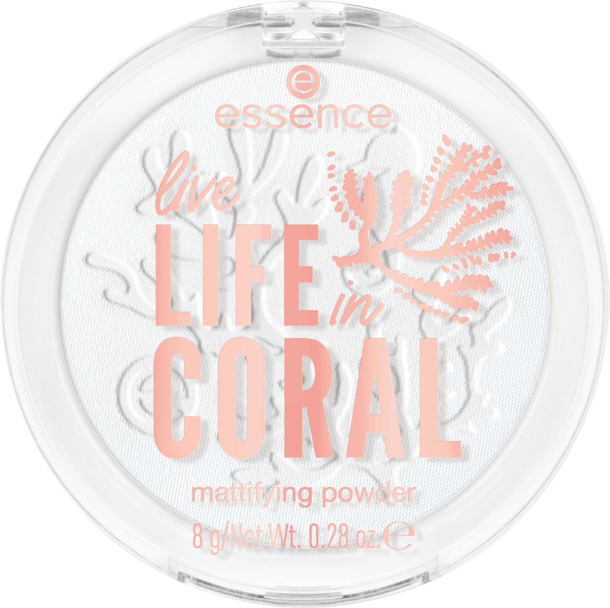 essence Live Life In Coral Mattifying Powder | lyko.com