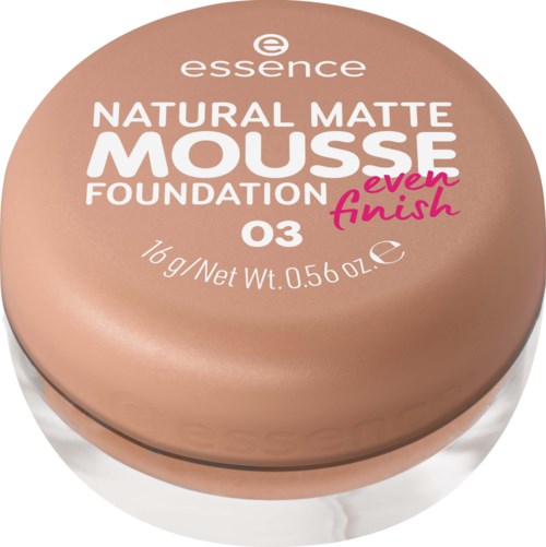 essence Natural Matte Mousse Foundation 03 | lyko.com
