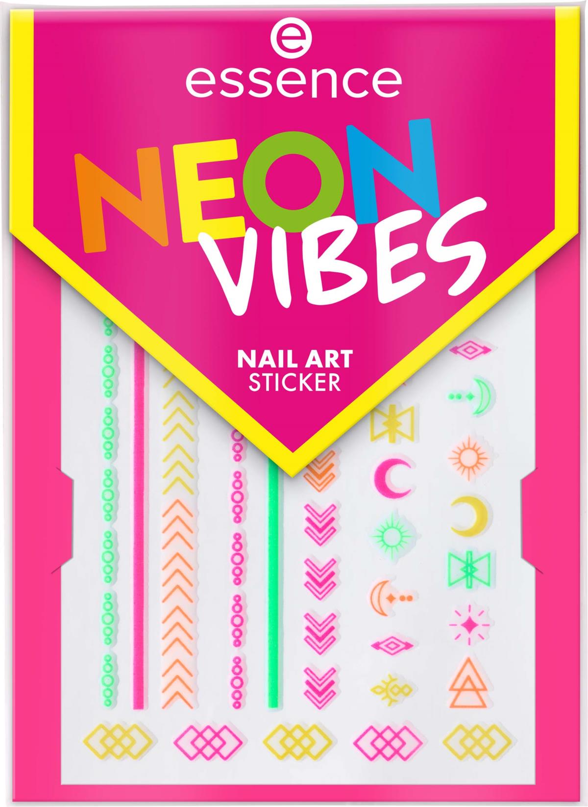 essence Neon Vibes Nail Art Sticker | lyko.com