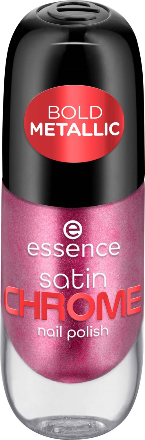 essence Satin Chrome Nail Polish 03 Meta Maroon | lyko.com
