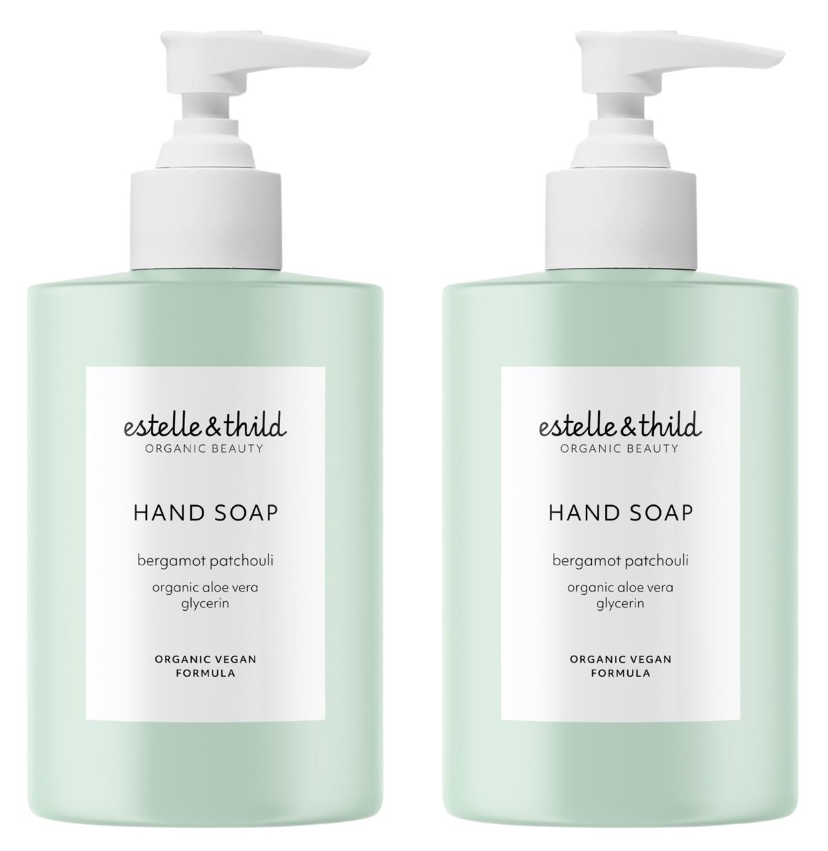 Estelle & Thild Bergamot & Patchouli Hand Soap Duo | lyko.com