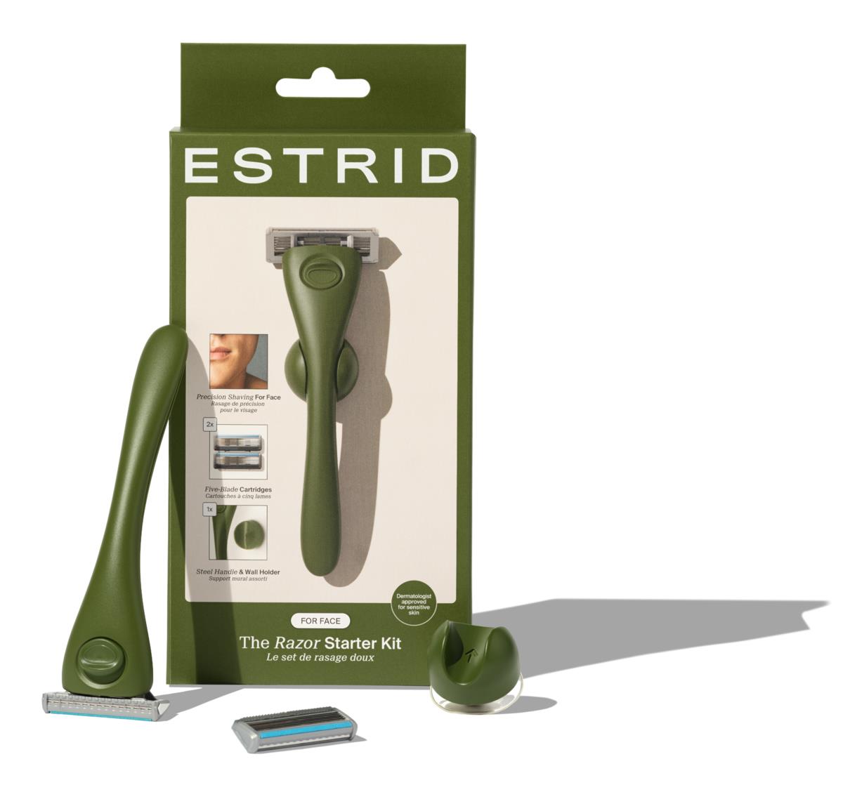 Estrid The Razor Starter Kit For Face Moss | lyko.com