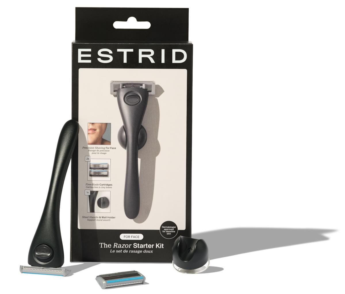 Estrid The Razor Starter Kit For Face Onyx | lyko.com