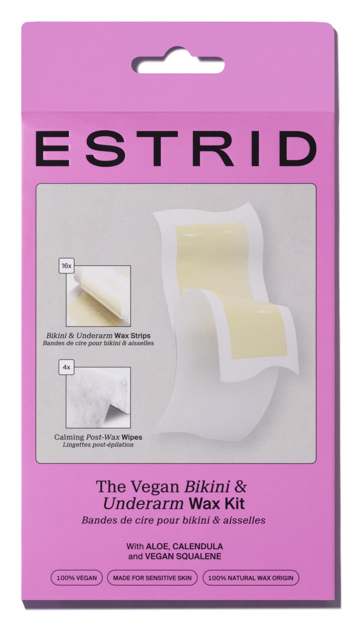 Estrid The Vegan Bikini & Underarm Wax Kit | lyko.com