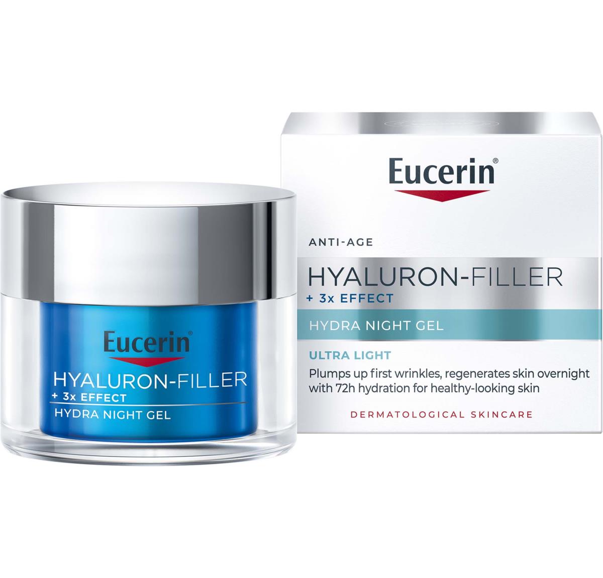 Eucerin Hyaluron-Filler +3x Effect Hydra Night Gel 50 ml | lyko.com