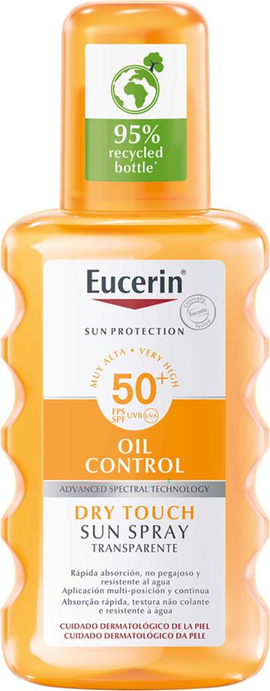 Eucerin Sun Spray Transparent Spf50+ 200 ml | lyko.com