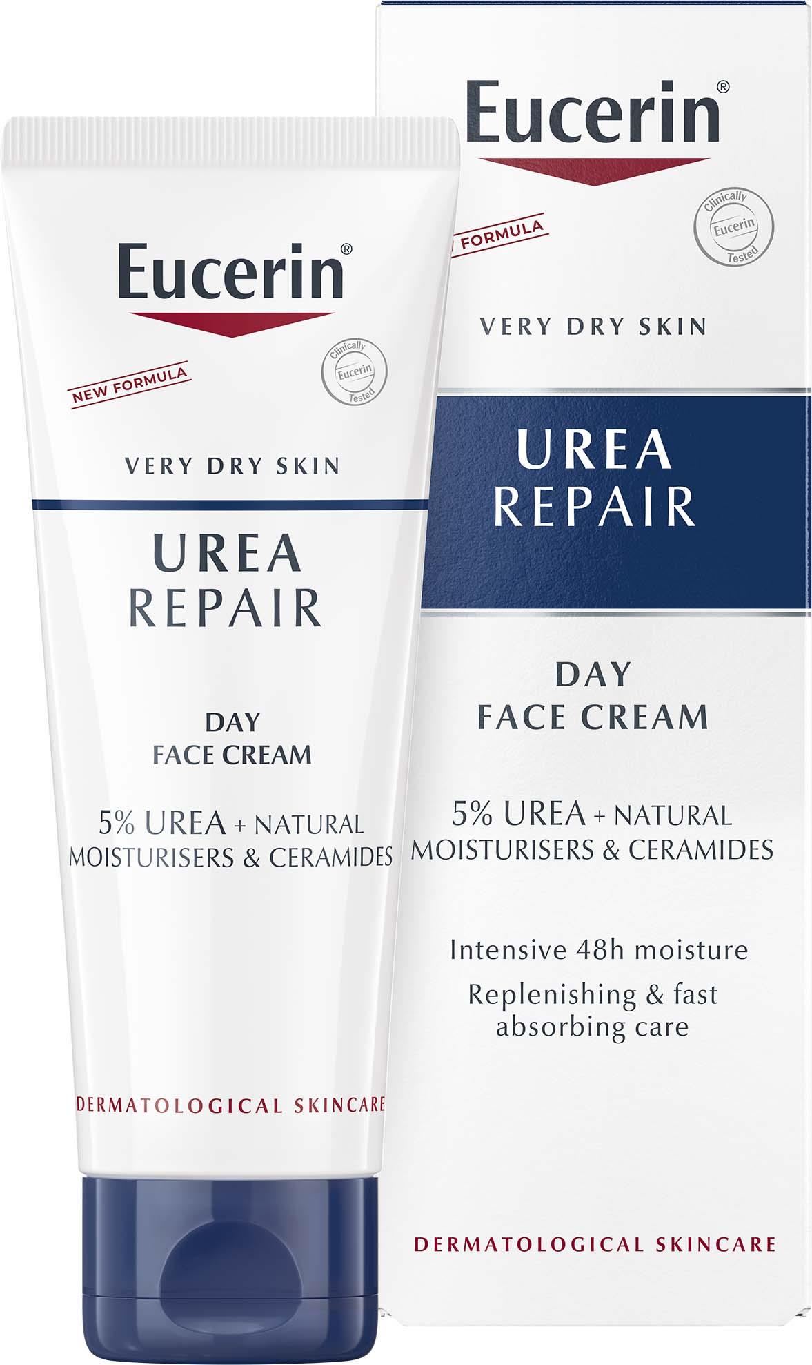Eucerin UreaRepair Day Face Cream 5% Urea 50 ml | lyko.com