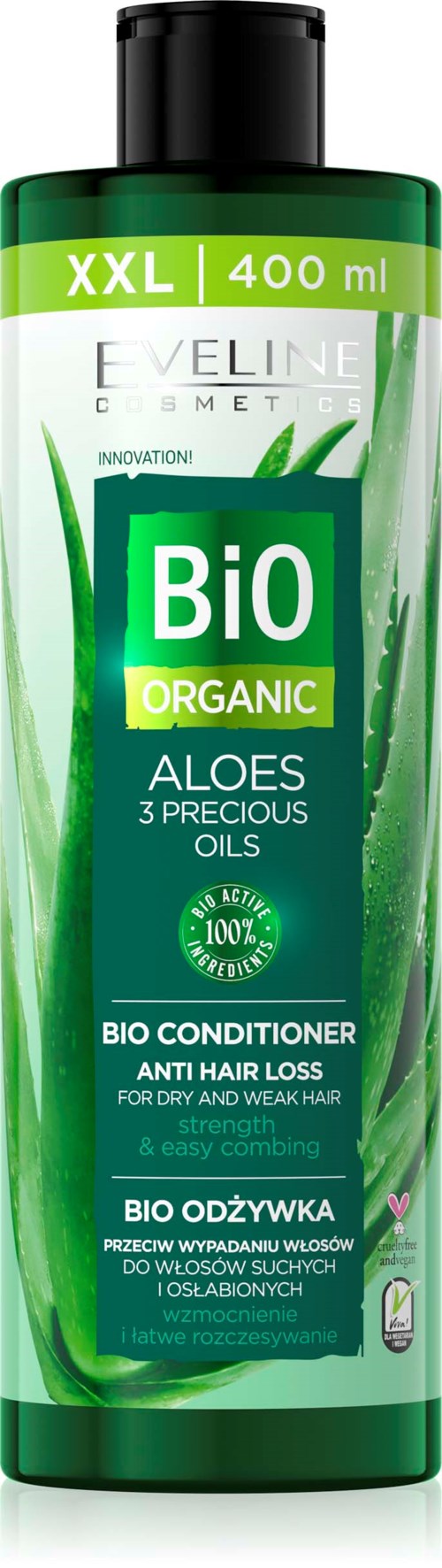 Eveline Cosmetics Bio Organic Bio Conditioner Anti Hair Loss Aloes 400 ...