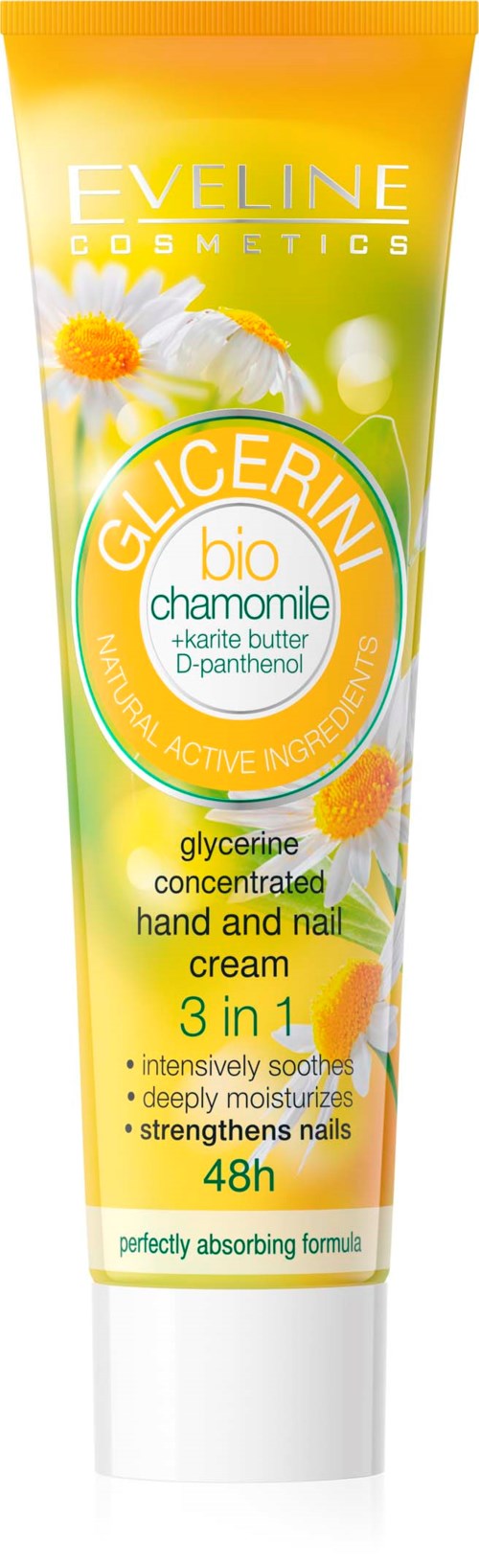 Eveline Cosmetics Glicerini Hand And Nail Cream With Chamomile 100 ml ...