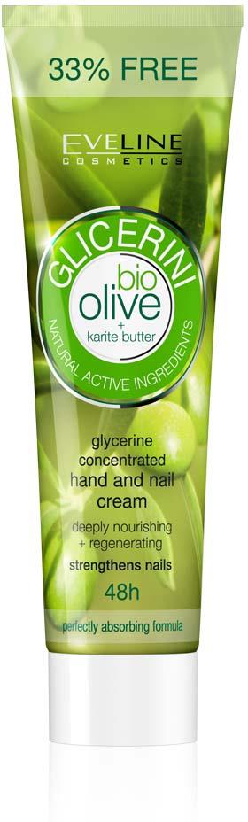 Eveline Cosmetics Glicerini Hand And Nail Cream With Olive 100 ml ...
