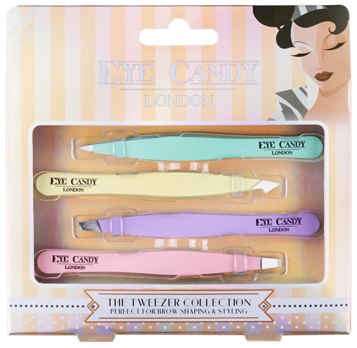 Eye CANDY - Pastels Gold Combo Tweezer Set | lyko.com