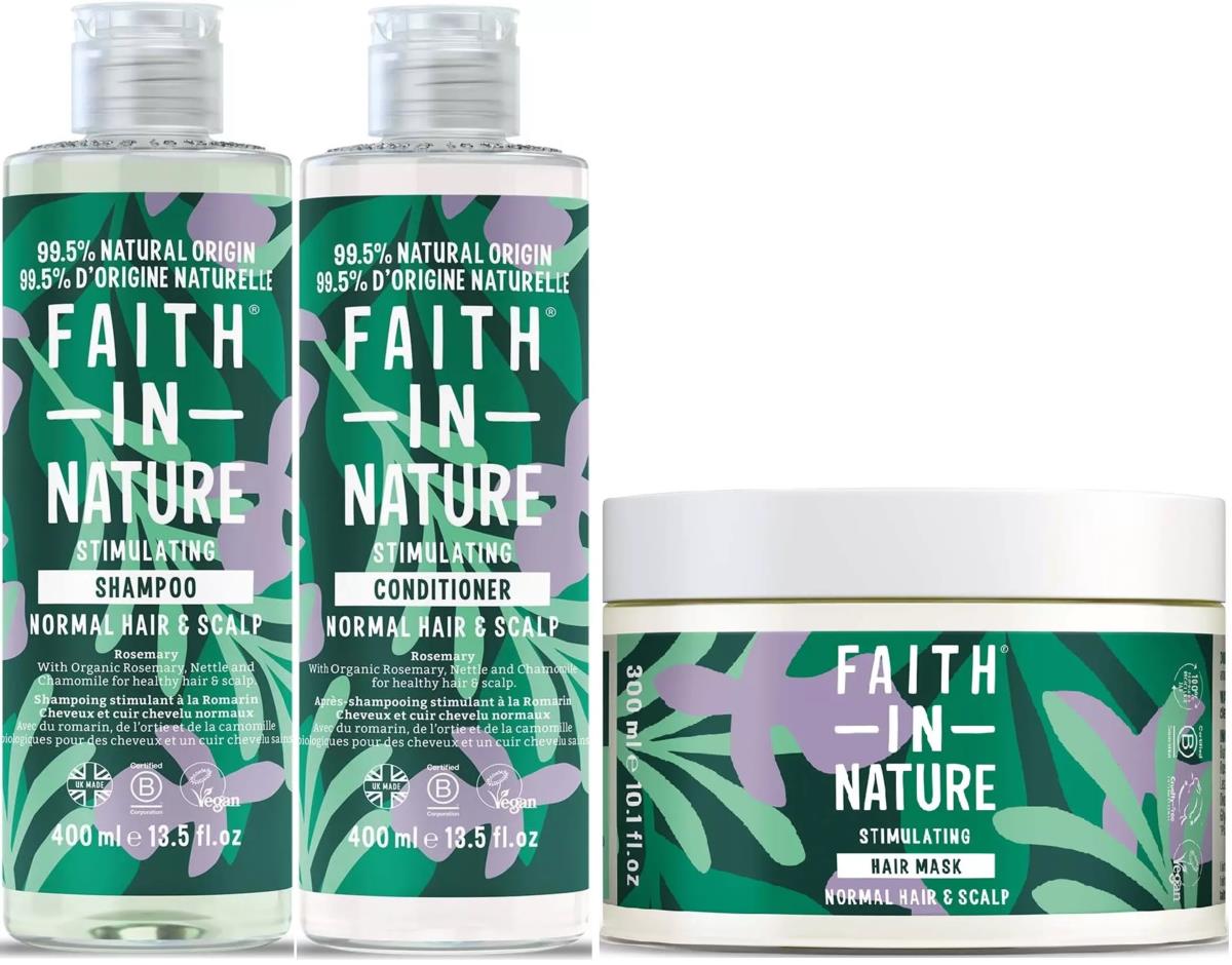 Faith In Nature Bundle Rosemary Shampoo 400 ml & Conditioner 400 ml ...