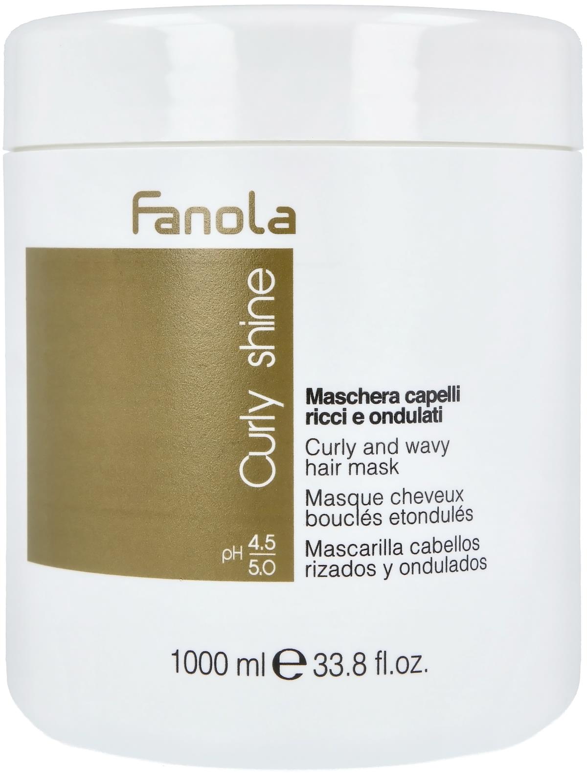 Fanola Curly And Wavy Hair Mask 1000 ml | lyko.com