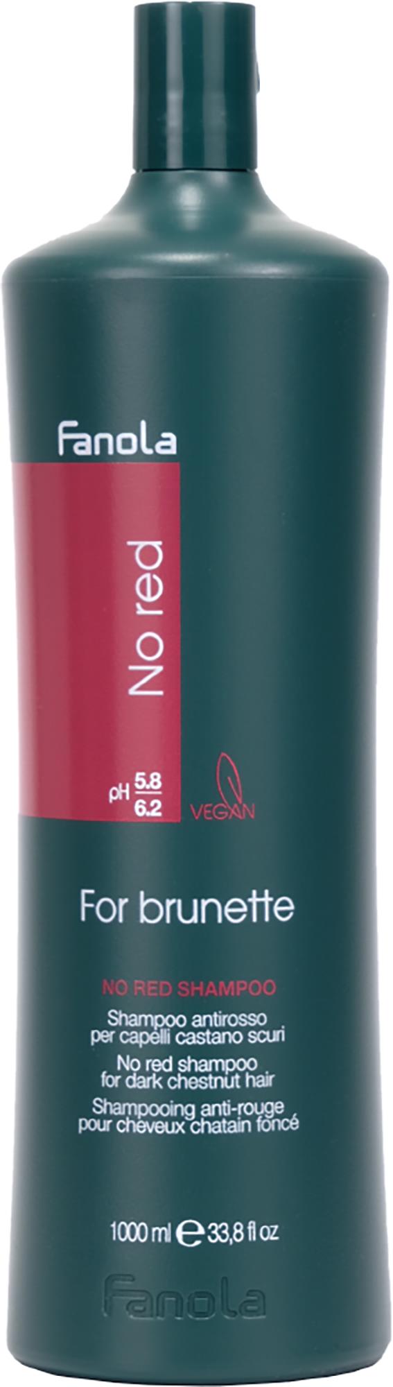 Fanola No Red Shampoo For Dark Chestnut Hair 1000 ml | lyko.com