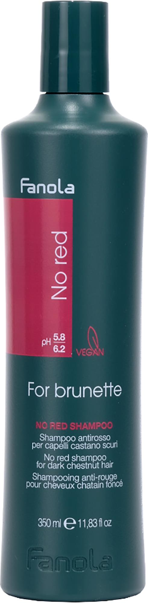 Fanola No Red Shampoo For Dark Chestnut Hair 350 ml | lyko.com