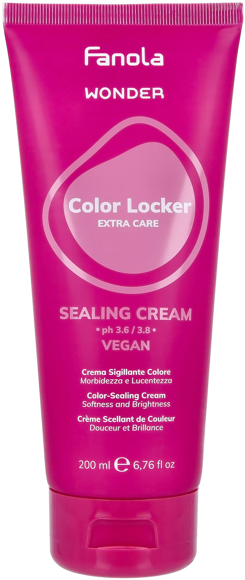 Fanola Wonder Color Locker Color Sealing Cream Softness And Shine 200 ...