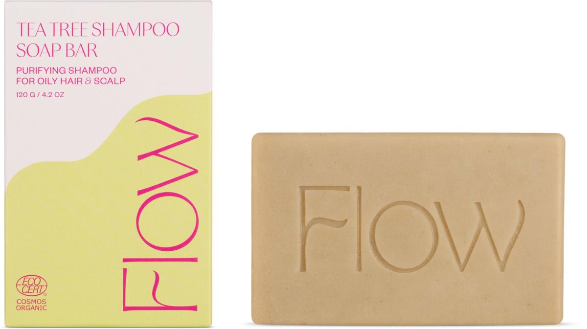 Flow Cosmetics Tea Tree Shampoo Soap Bar 120 g | lyko.com