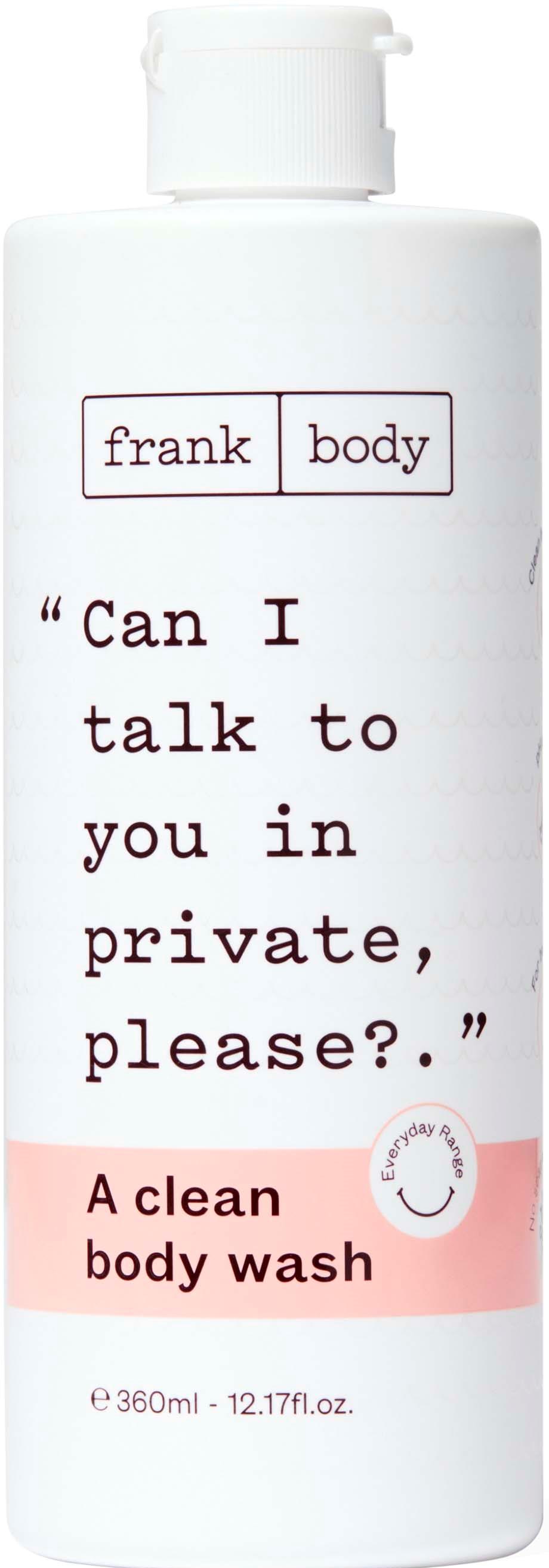 Frank Body Everyday Clean Body Wash Unscented 360 ml | lyko.com
