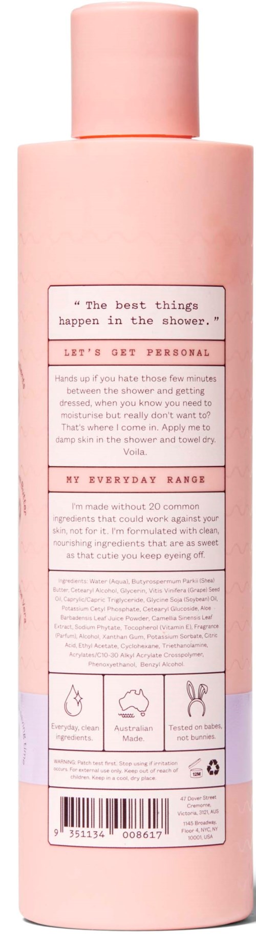 Frank Body Everyday In Shower Moisturiser 300 ml | lyko.com