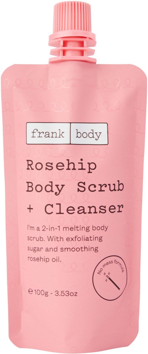 Frank Body Body Rosehip Body Scrub + Cleanser 100 g | lyko.com