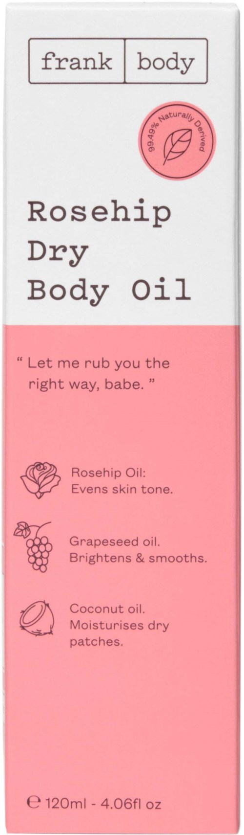 Frank Body Body Rosehip Dry Body Oil 120 ml | lyko.com