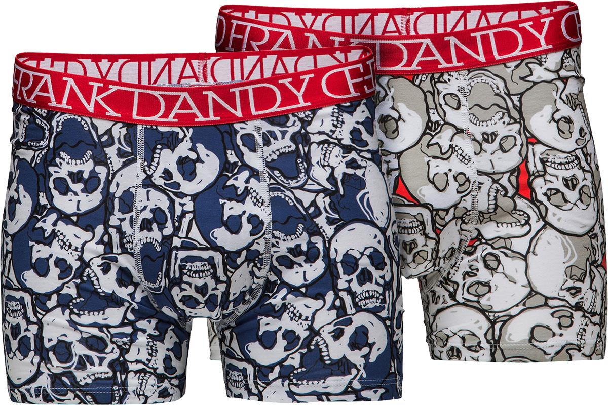 Frank Dandy Höst 2014 2-pack Assorted Skulls Boxer White/DarkNavy XL ...