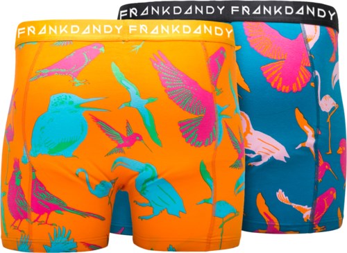 Frank Dandy Vår 2015 2p. Birds Boxer Blue/Yellow XL | lyko.com