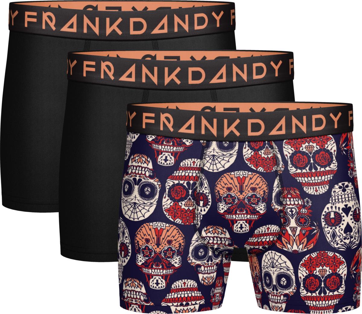 Frank Dandy Höst 2018 3-pack Calaveras Boxer Black/Dark Navy/Black S ...