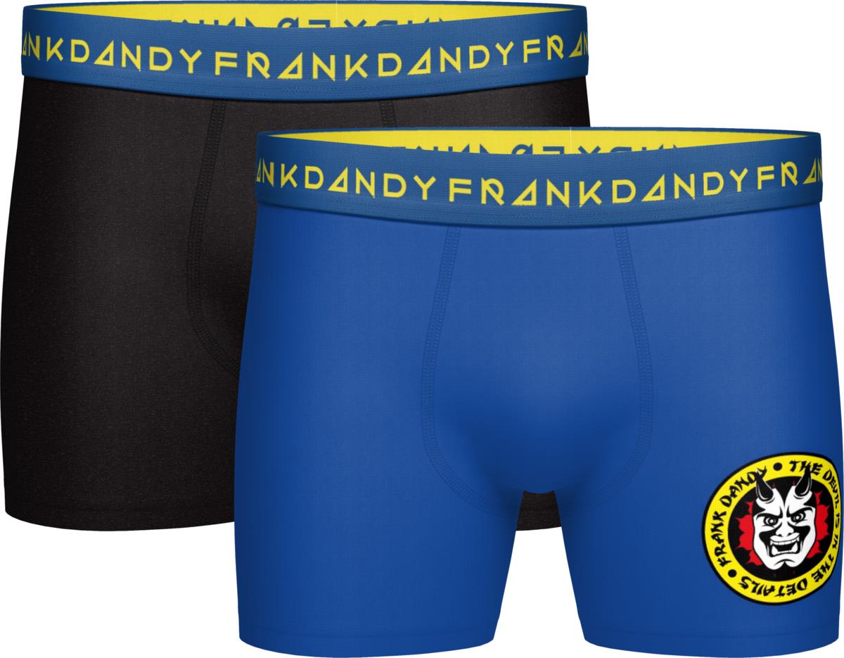 Frank Dandy Vår 2017 Black/Dark Blue 2-pack Devil Detail boxer L | lyko.com