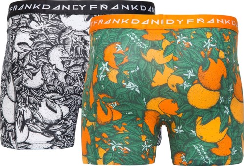 Frank Dandy Oranges Boxer White/Green 2-pack S | lyko.com