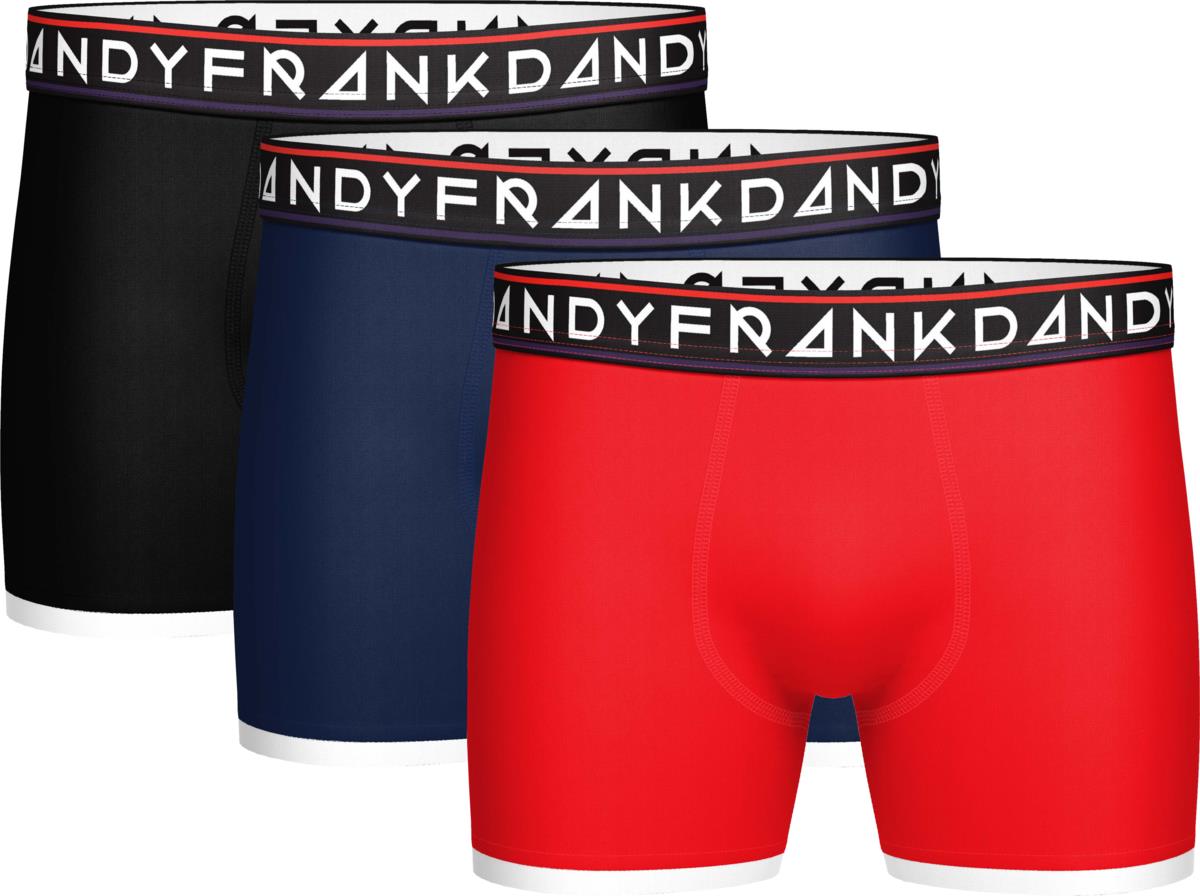 Frank Dandy Höst 2017 Red/Black/Dark Navy 3-Pack St Paul Bamboo Boxer L ...