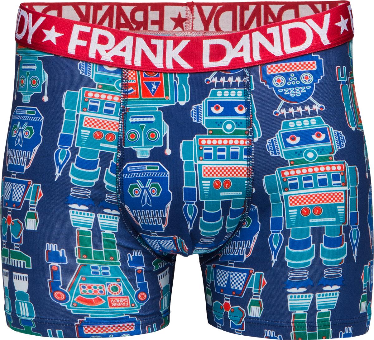 Frank Dandy Vinter 2014 Robots Boxer Blue XL | lyko.com